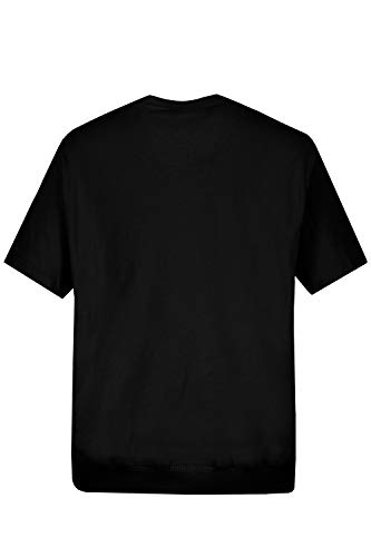 JP 1880 Menswear Big & Tall Plus Size L-8XL Stretch Hem Cotton Tee Black XXX-Large 712616130