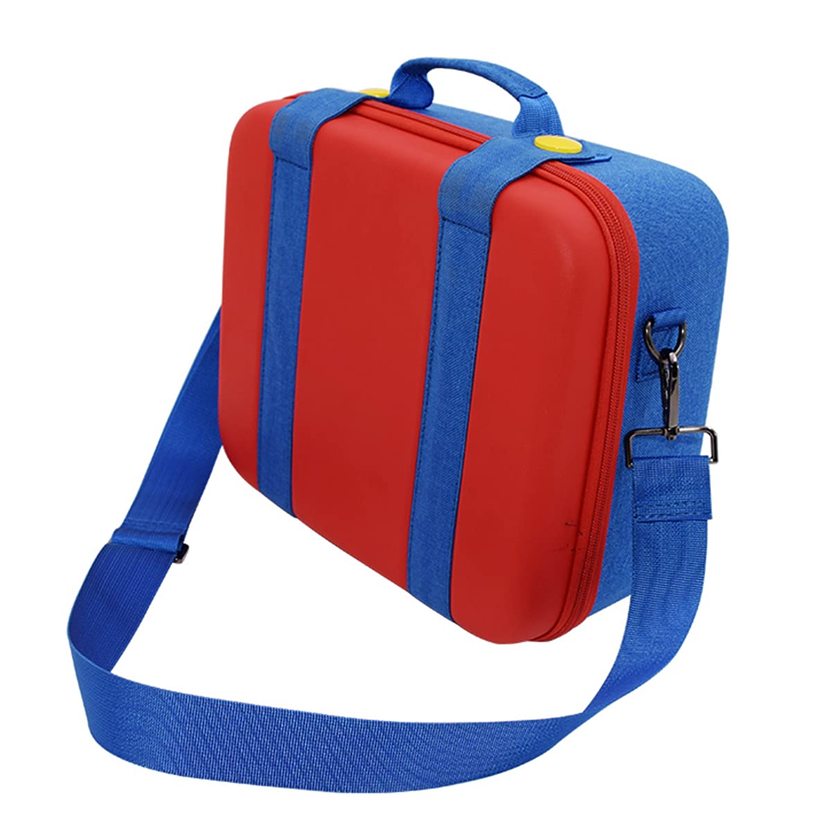 Case for Nintendo Switch System Hard Shell Cute Deluxe Bag,Son-mother bag,Host accessories package。Large Storage Bag Soft Lining 26 Games for Console Pro Controller with Shoulder Strap