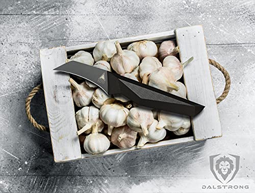 Dalstrong Bird's Beak Paring Knife - 2.75 inch- Shadow Black Series - Black Titanium Nitride Coated - High Carbon - 7CR17MOV-X Vacuum Treated Steel Cooking Kitchen Chef Knife - Sheath - NSF Certified