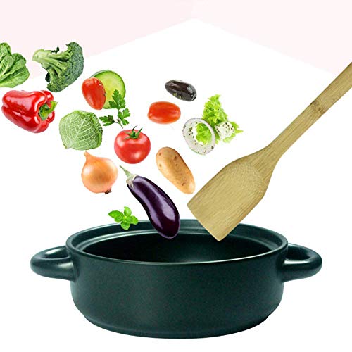 Tagine Pot with Handle, 20cm, Ceramic Pot, Casserole lid, Claypot Rice, High Temperature Resistance, Hand-Made Hand-Painted Taji Pot Slow Cooker Clay/Yellow