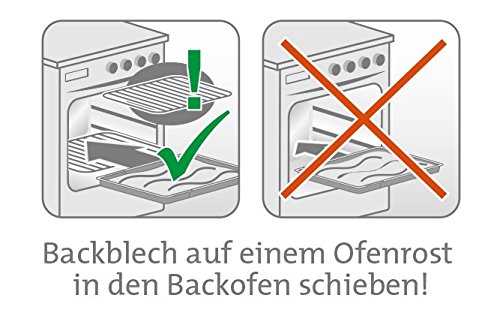 Dr.Oetker "Back-Idee" Adjustable Baking Sheet, 12.99" x 14.57-20.47", Black