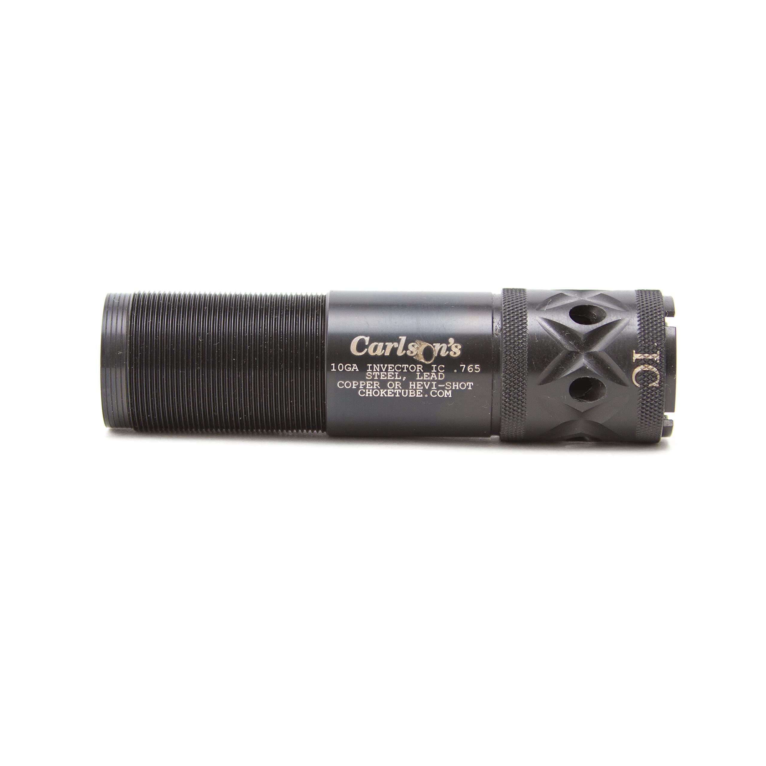 Carlsons Choke Tubes 10 Gauge for Browning Invector [ Improved Cylinder | 0.765 Diameter ] Stainless Steel | Ported Sporting Clays Choke Tube | Made in USA