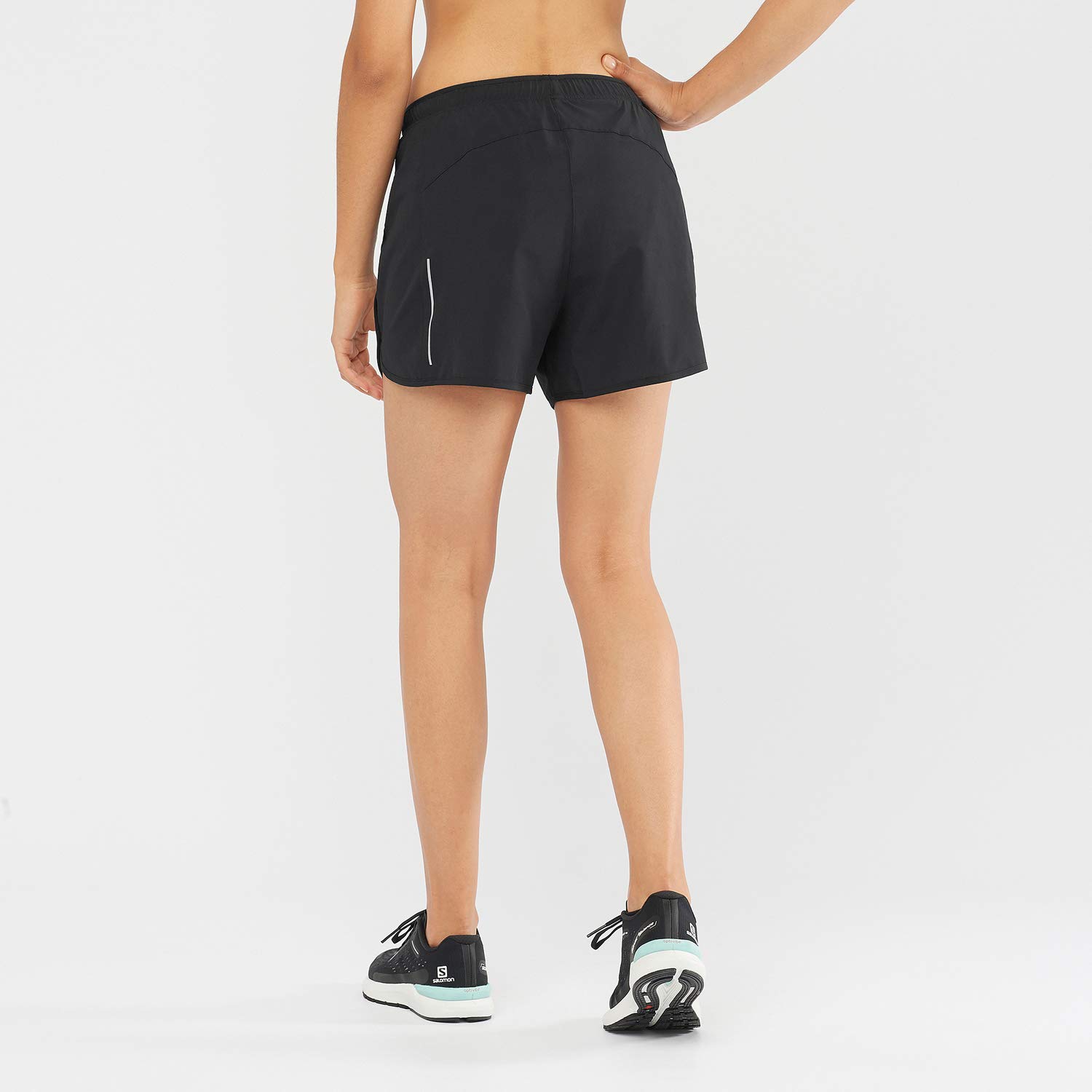 Salomon Women's Standard Cargo Shorts, Black, 2XL