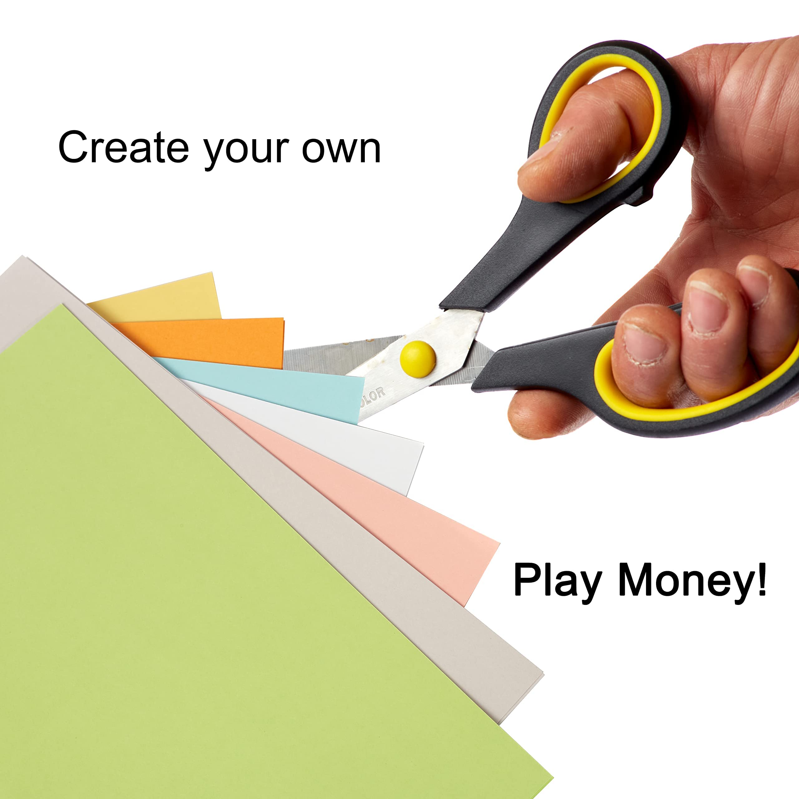 Create Your Own Opoly Board Game – Blank Game Board with Board Game Accessories, Blank Cards, Property Cards – Ideal for DIY Family Games, Creative Projects