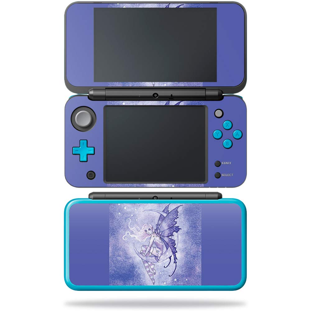 MightySkins Skin Compatible with Nintendo New 2DS XL - Purple Moon | Protective, Durable, and Unique Vinyl Decal wrap Cover | Easy to Apply, Remove, and Change Styles | Made in The USA