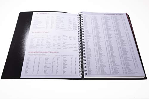 Collins Leadership Academic 2023-24 A4 Day to A Page Mid Year Diary Planner (Appointments) School, College or University Term Journal - July 2023 to July 2024 - Graphite - CP6745-2324