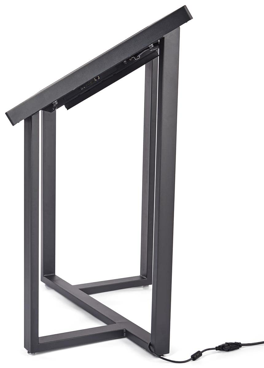 Displays2go Floor Standing Digital Touch Screen, 43" Display, 10pt, 7.1 Android OS - Black (DGSNKS43BK)