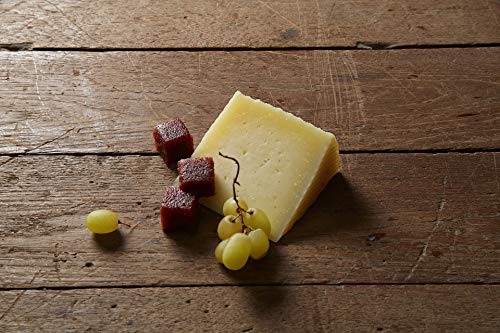 Manchego Cheese (1 lb) + Free Membrillo - Quince Paste - 1 container, 8.8 oz by Carmen & Lola