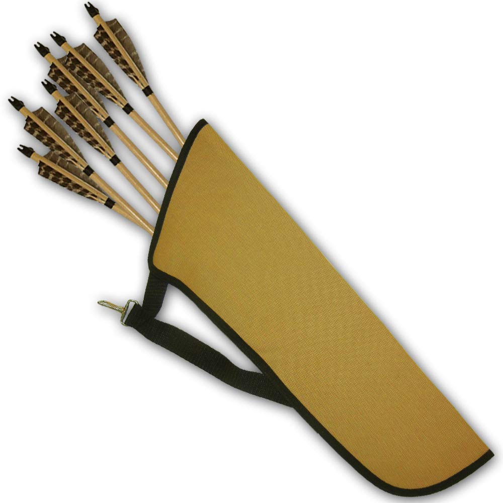 Carol Traditional Archery Side/Hip/Belt/Waist Arrow Quiver 15210KHAKI(RH-LH)