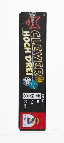 Schmidt Spiele 49384 Clever hoch DREI, dice Game from The Series Klein & Fein