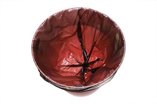 Mini Skater 100 Counts 5 Rolls Medium Trash Bags Garbage Bags Extra Strong Thicken Plastic Trash Bag Can Bin Liners Wastebasket for Bathroom Bedroom Home Kitchen Office Garden (Black)