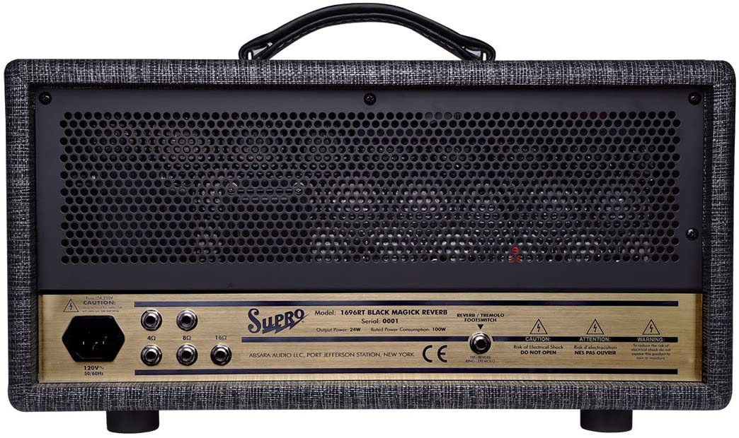 Supro 1696RTH Black Magick Reverb 25-watt Class A Tube Head