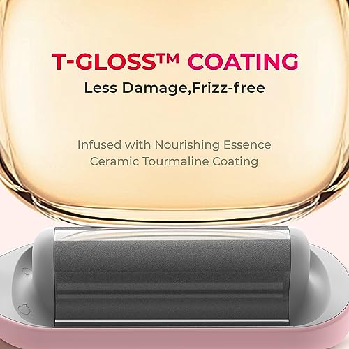 Hair Crimper Waver Curling Iron, TYMO Deep Waver Hair Tool, Ionic Beach Waves Curling Wand with Ceramic Tourmaline Barrel for Women, Anti-Scald, Quick & Easy, 9 Temps with LED Display, Dual Voltage