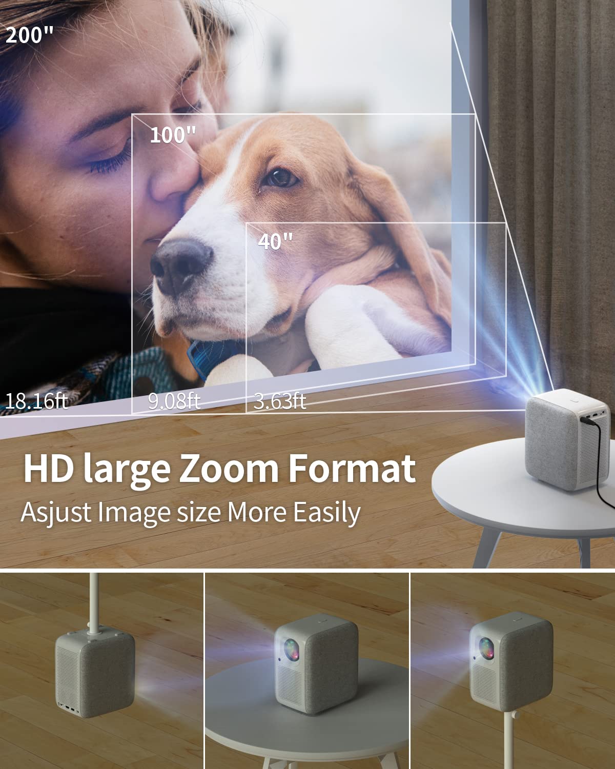 E2 Projector with Carrying Case