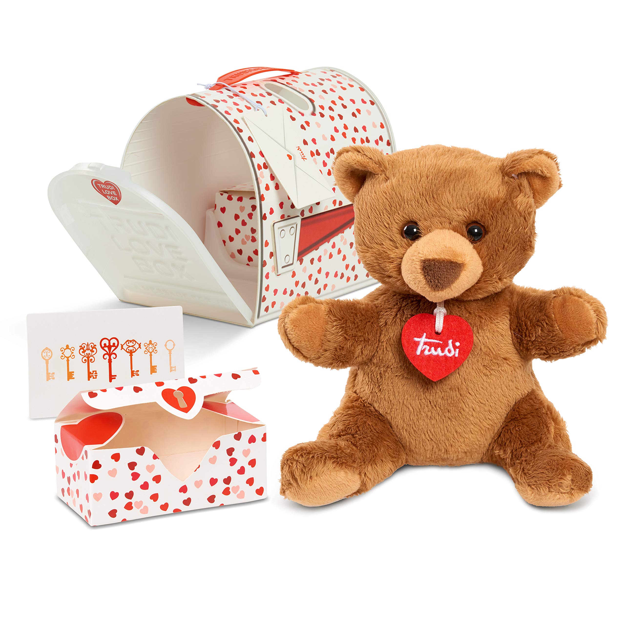 Premium Italian Designed Trudi Ettore Giant Teddy Bear, Big 22-inch Plush, Brown Bear, Kids Toys for Ages 3 Up by Just Play