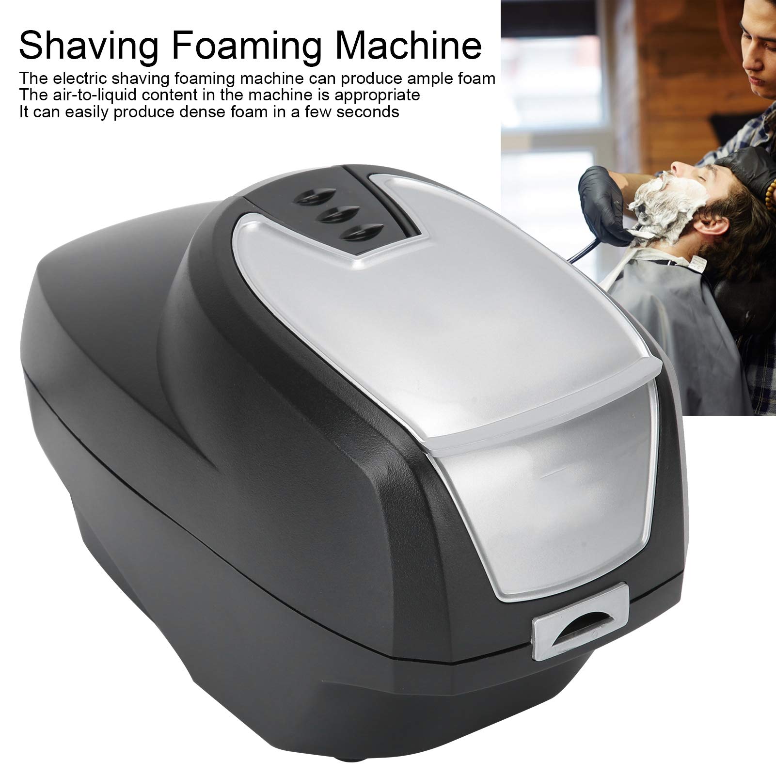 Jinyi Hot Lather Machine, Hot Lather Machine for Shaving, Hair Salon Electric Shaving Foaming Machine, Professional Lather Maker for Face Shaving, Gifts for Men Husband Dad Barber(US Plug)