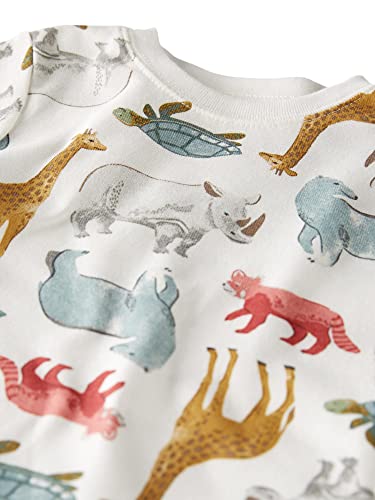 little planet by carter's unisex-baby Baby and Toddler 2-piece Pajamas made with Organic Cotton, Endangered Species, 24 Months
