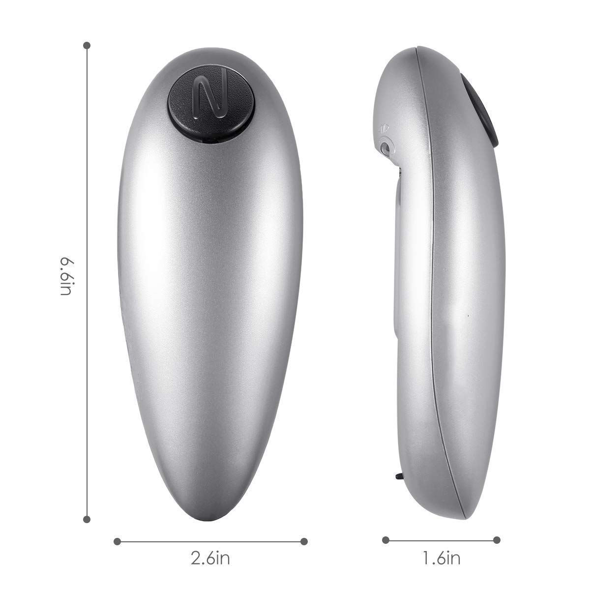 Electric Can Opener, Kitchen Safety Automatic Can Opener, Smooth Edge, Food-Safe and Battery Operated Electric Can Openers Prime for Seniors and Arthritics (Battery Not included)