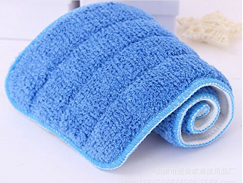 Guard 5 Pack Microfiber Mop pads, Mop Cleaning Pads Replacement Head for 15" Reveal Spay Mop,Great for Wet&Dry,Hardwood,Laminate and Tile Floor, Washable and Reusable,Fits Home and Commercial Use,Blue