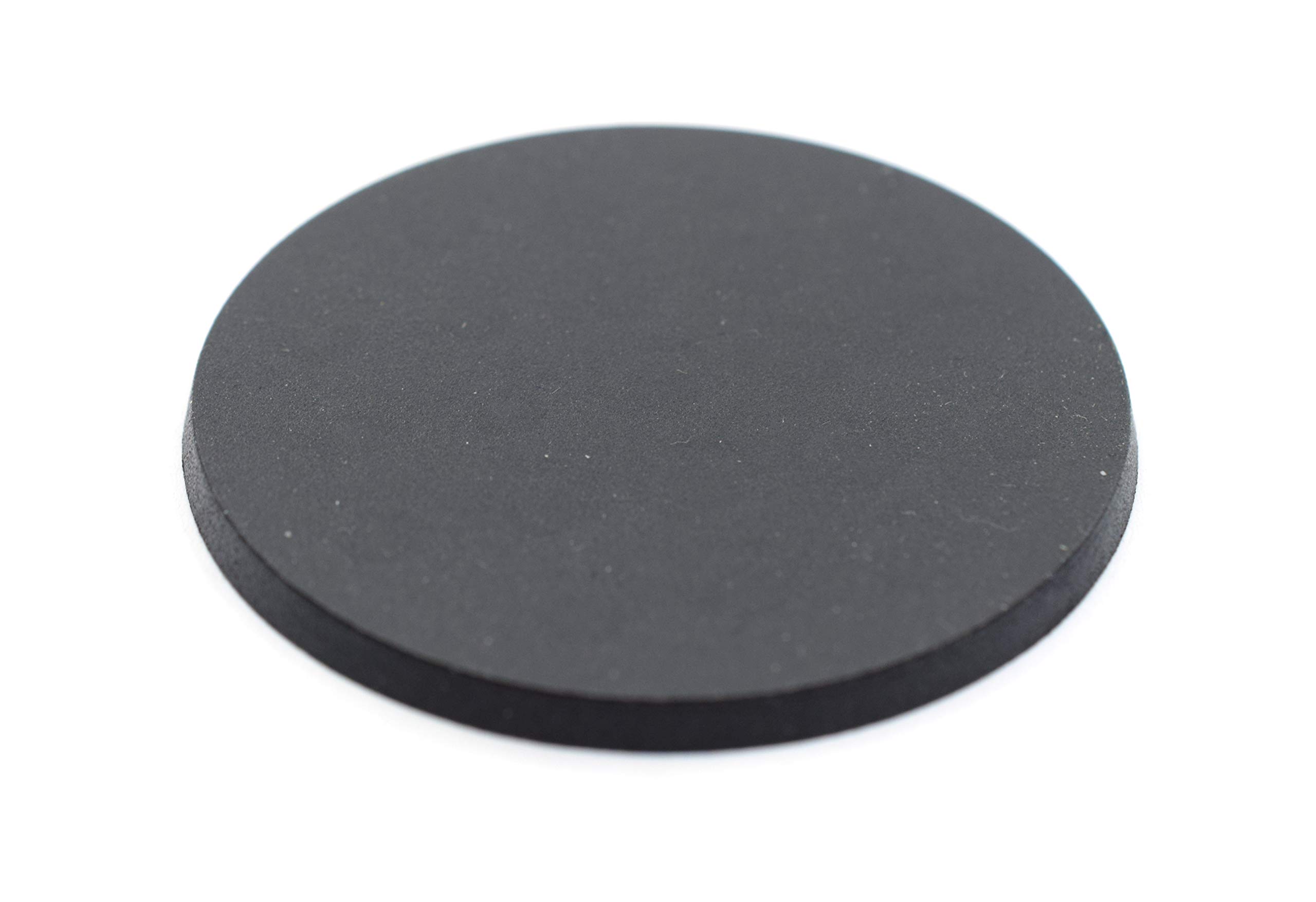 Stonehaven Miniatures 20PK - Blank Miniature Bases, 2" Diameter - Designed for 28mm Scale Table Top War Game Miniatures - Plastic, Black