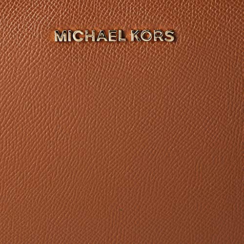 Michael Kors Women's Jet Set Crossbody Leather Bag, Luggage, Large