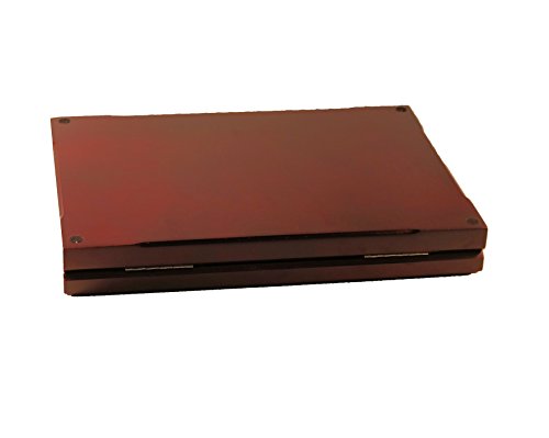 Guardhouse Wood Display 5 Coin Box for 5-Ounce Silver ATB Coins in 83mm Z5 Capsules Mahogany Finish