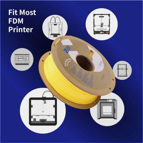 JUSTMAKER PLA Silk 3D Printer Filament, Upgrade Cardboard Spool, Silk Shiny Filament, Dimensional Accuracy +/-0.03mm, 1.75mm, 1kg, Blue