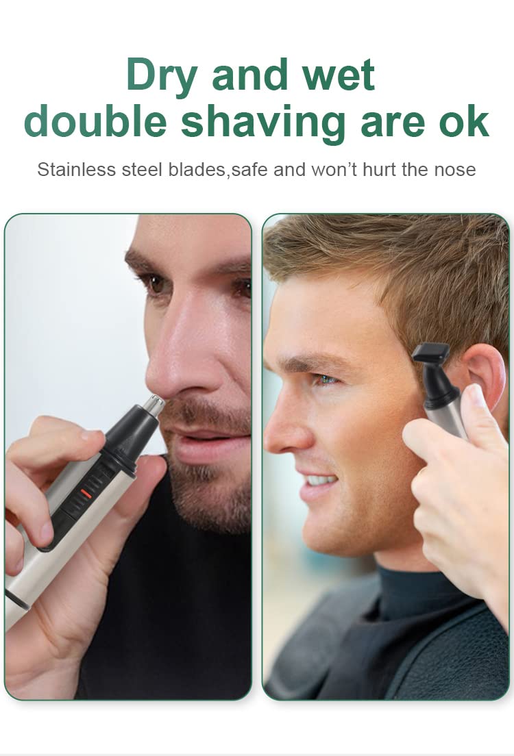 Ear Nose & Side Burn Trimmer - Stainless Steel Dual Edge Blades, 1.0 Count