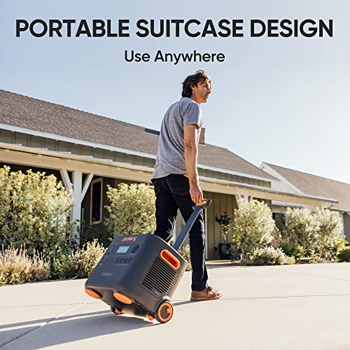 Jackery Portable Power Station Explorer 2000 Plus, Solar Generator with 2042Wh LiFePO4 Battery 3000W Output, Expandable to 24kWh 6000W, Compatible with Solar Panel for Outdoor RV Camping & Emergency