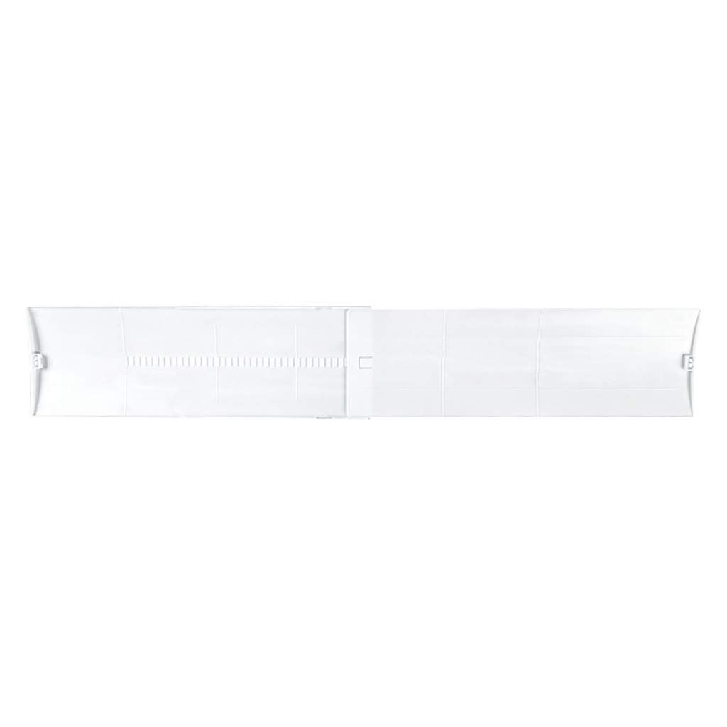 YYYP Retractable Air Conditioner Air Deflector, Universal Adjustable Air Conditioning Deflector Air Diverter Cover Telescopic Anti-Wind Baffles Anti Direct Blowing Windshield Wind Guide (White)