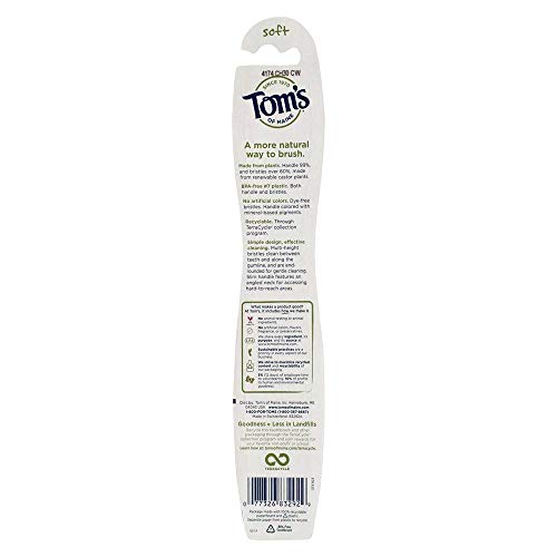 Toms Toothbrsh Adult Sft Size 1ct Toms Toothbrush Adult Soft Single