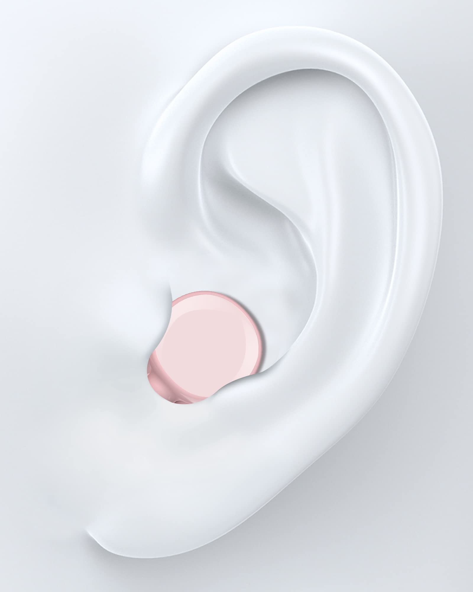 Ear Plugs for Sleeping Noise Cancelling Super Soft Reusable Hearing Protection Silicone Earplugs Sound Blocking Sleeping,Concert,Motorcycle,Travel,Work,Noisy Places-25dB-33dB Noise Cancelling– (Pink)