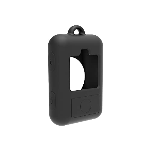 Compatible with Insta360 X2 / X3 / RS GPS Waterproof Remote Control Silicone Case for Insta 360 One X3 Silicone Dustproof and Drop-proof Action Camera Accessories (Blue, GPS-GJT-BK)