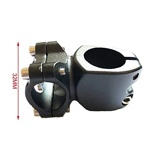 ELUSSO Bicycle stem Riser Road Bike Stem MTB 25.4-28.6mm Fixed Gear Handlebar Stem 32mm Aluminum Alloy Bicycle Handlebar Stem Bicycle Parts Stem Riser Mountain Bike