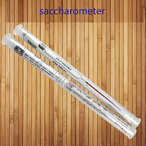 Test Jars Alcohol Hydrometer Home Brewing Wine Saccharometer Cider Alcohol Testing High Quality Sugar Content Testing 0.9-1.0 and 1.0-1.1