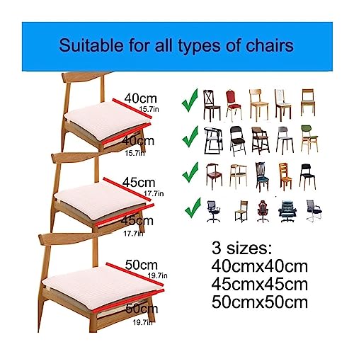 Cushion for Kitchen Chairs, Chair Cushions for Dining Chairs Velvet/Grey/Brown/Green/Black,Cushion Seat Pads for Chairs,Chair Cushion Pads,Chair Cushion Covers for Armchairs Arms ( Color : #28 , Size