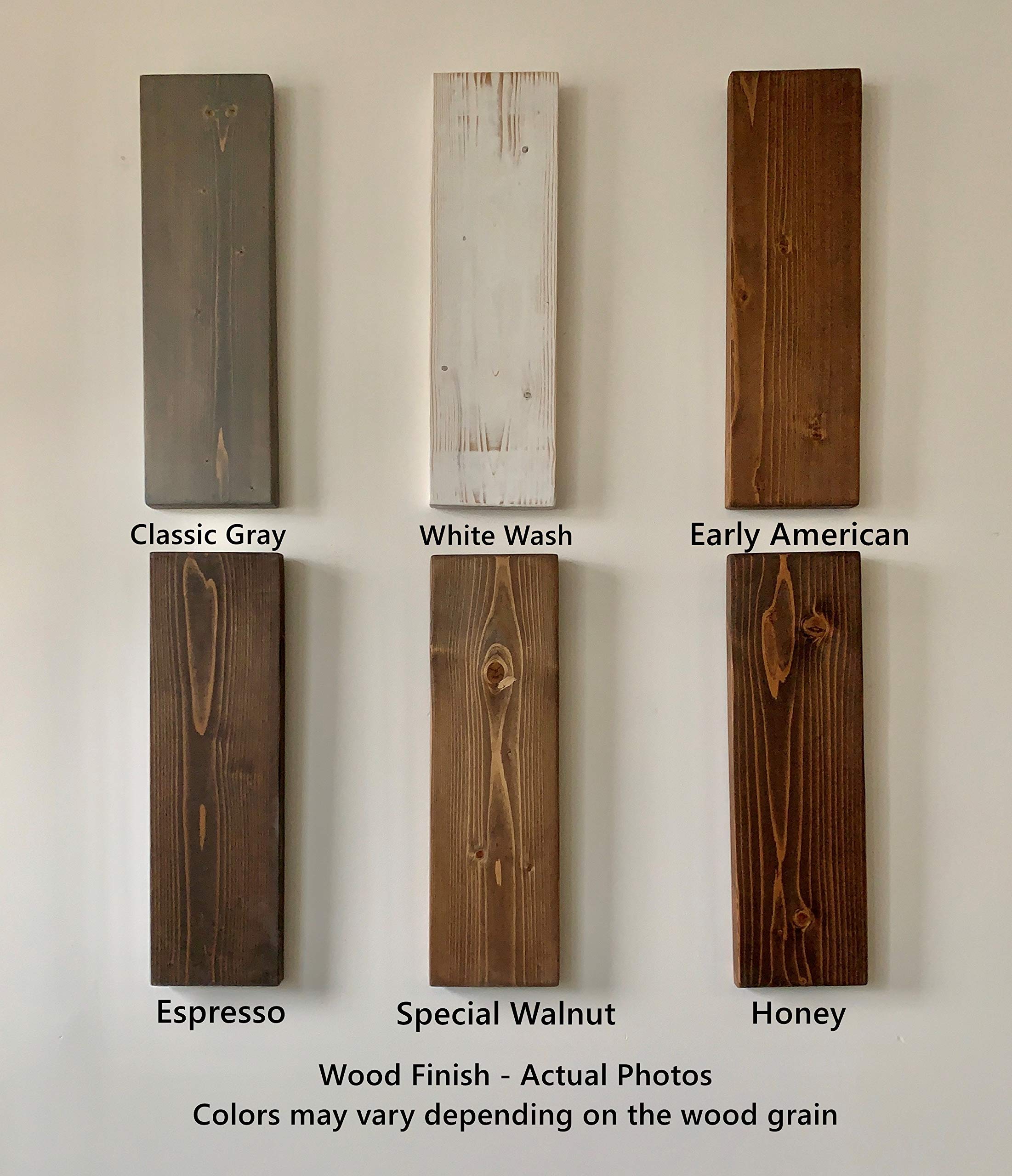 Industrial Floating Shelves Wall Shelf - Floating Shelves Wood Wall Mounted, Hanging Shelves, Floating Shelves Rustic, with Pipe Hardware Brackets (Set of 2) 2'' X 5.5'' (Special Walnut, 24)