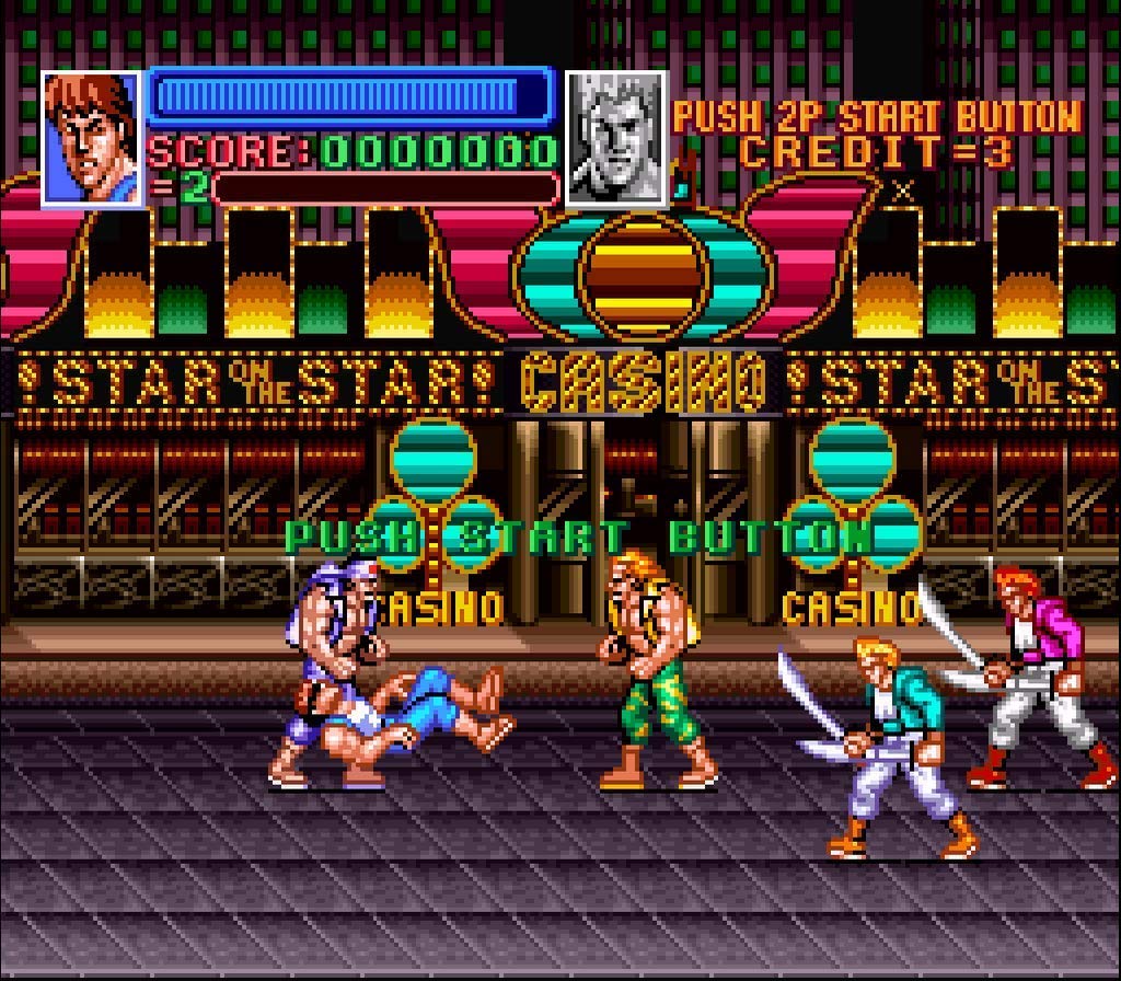 Super Double Dragon (Super Nintendo, SNES) Reproduction Video Game Cartridge