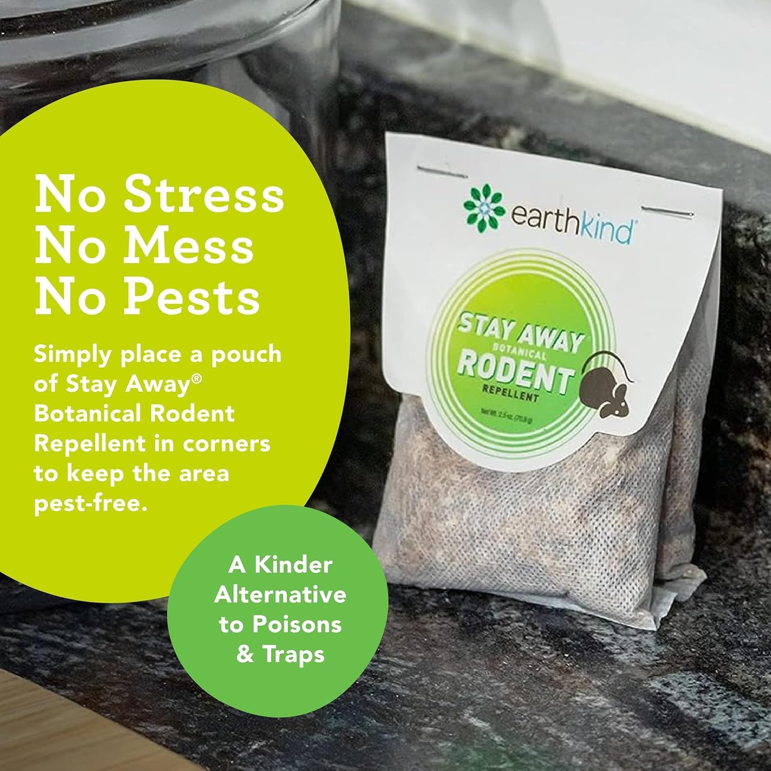 EarthKind Stay Away Rodent, Spider, Ant/Roach, Moth & Mosquito Whole Home Multipack (10-Pack, 2 of Each) - Effective Plant-Based Pest and Insect Repellants