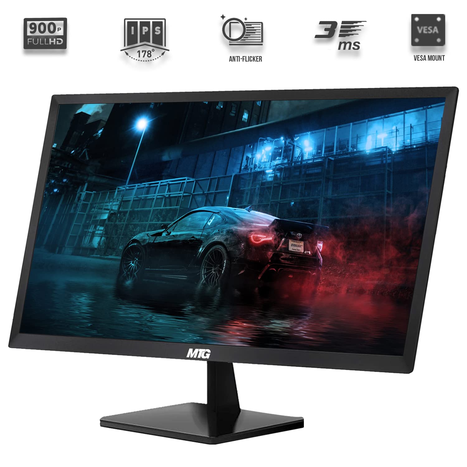 Computer Desktop PC, Intel Core i3-6100, TechMagnet Siwa 6, 8GB RAM, 1TB HDD, 27 Inch 165Hz Gaming Monitor, Gaming Kit, Windows 10 Pro (Renewed)