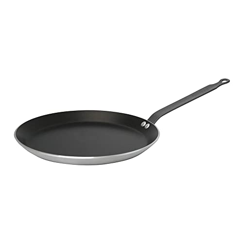 De Buyer CHOC Nonstick Crepe & Tortilla Pan - 10.25ā - Ideal for Making & Reheating Crepes, Tortillas & Pancakes - 5-Layer PTFE Coating - Made in France