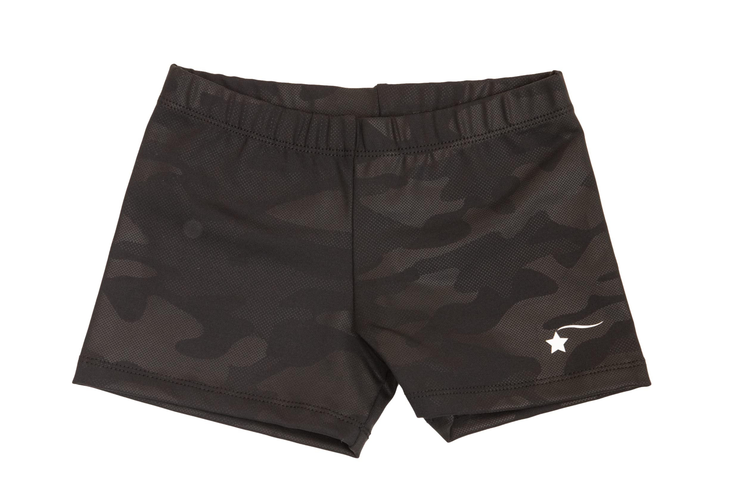 Destira Women's Gymnastic Compression Athletic Sport Short, Camo - Ideal for Gymnastics, Practices, Dance, Cheer, Tumbling, and More, Adult Medium