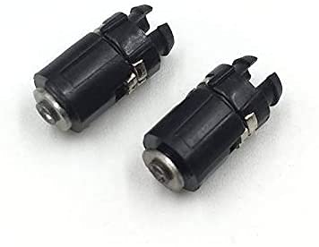 SZLG 2 x Rotating Shaft Spindle Hinge Axis Flip-Open Screen Shaft for Nintendo Gameboy Advance SP GBA SP Replace Axle (Black)