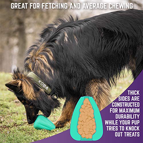 Chew King Premium Treat Dog Toy, XL, Extremely Durable Natural Rubber Toy, Pack of 2, All Breed Sizes