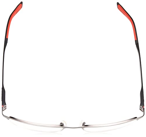 Carrera Men's 8810 Rectangular Prescription Eyewear Frames, Semi Matte Dark Ruthenium, 54mm, 19mm