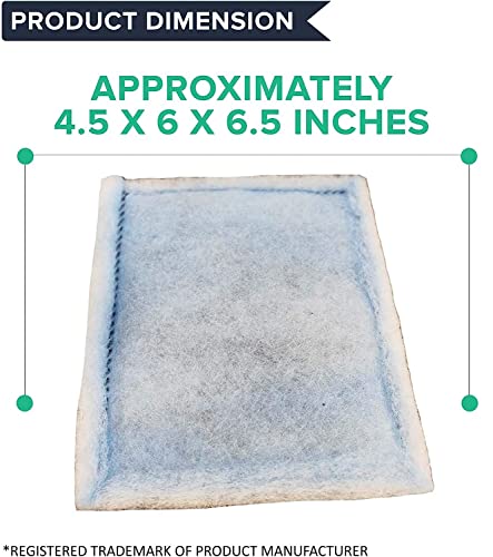 Think Crucial 6 Odor-Reducing Filter Cartridges - Compatible with Aqua-Tech EZ-Change 3 and Power Filters - 6 Pack