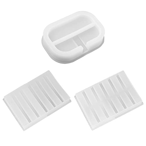 Handmade Soap Box Silicone Mold for Storage Box Jewelry Trinket Container DIY Resin Casting Crafts Soap Dish Epoxy Casting Mold Soap Tray Mould