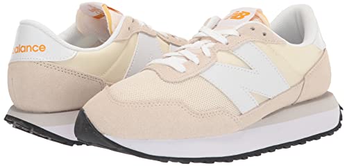New Balance Women's 237 V1 Sneaker, Calm Taupe/White, 10