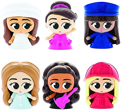 Mash'Ems Fash'Ems - Barbie 4 Pack (4 Blind Capsules Per Order) Squishy Collectible Toy