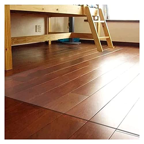 Clear PVC Desk Chair Mat 1.5mm plastic carpet protector roll Hallway Area Rug, Floor Protector Mat PVC Non-Slip Protector Mat, Area Rug Large Clear Vinyl Runner Rug chair mat for carpet floors,85-165c